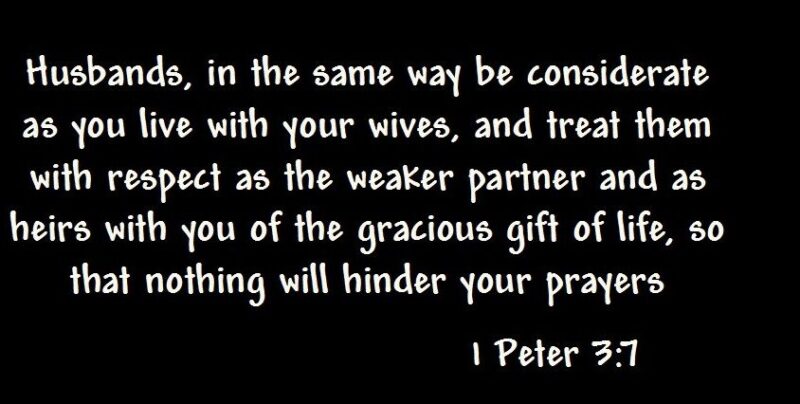 1 Peter 3:7 (Listen to, Dramatized or Read) - GNT - Uplifting Scriptures