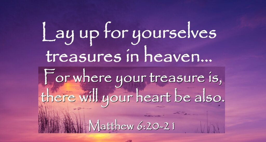 Matthew 6:19 For where your treasure is (Listen to, Dramatized or Read ...